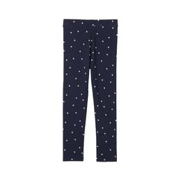 Tom Tailor Leggings mit Herz-Allover-Print dark blue pink heart 104/110 - N-Gr N-Gr 104/110 Leggings mit All Over-Print von Tom Tailor