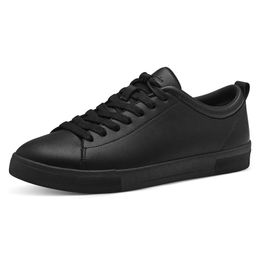 Tamaris Sneaker im Basic-Look, Freizeitschuh, Halbschuh, Schnürschuh schwarz 37 37 Lässiger Halbschuh mit gepolstertem Schaftrand