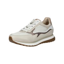 Gabor COMFORT Sneaker »Sneaker Leder/Synthetik« Weiß/Beige 38 38 Verschluss: Schnürung