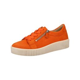 Gabor Sneaker »Sneaker Leder« Orange 35,5 35,5 Verschluss: Schnürung