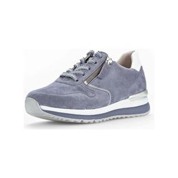Gabor COMFORT Sneaker »Sneaker Leder« Blau/Weiß 38 38 Absatzhöhe: 15 cm