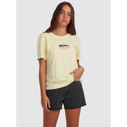 Quiksilver T-Shirt »Womens« Pastel Yellow XL XL Stoff: leichter Stoff aus reiner Baumwolle