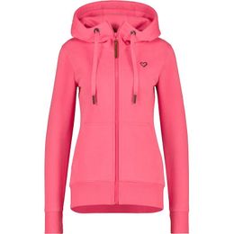 alife and kickin ALIFE & KICKIN Kapuzensweatjacke »Damen DelphineAK A« pink cyclamen M M Reif für den Frühling - mit der neuen Kapuzensweatjacke DelphineAK A von...