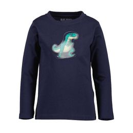 Blue Seven Langarmshirt »Langarmshirt« 1 Stk. tlg. 590 - NACHTBLAU 92 92 Langarmshirt mit coolem Dinosaurier für Jungen