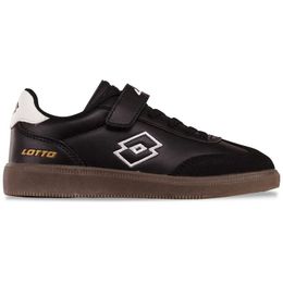 Lotto Sneaker - im angesagten Terrace Style BLACK-WHITE 28 28 Retrosneaker von Lotto f&uuml;r Kinder