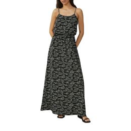 QS Sommerkleid Ohne Taschen mit Spaghettiträgern black aop 40 - N-Gr N-Gr 40 Langes Sommerkleid von QS by.OLIVER