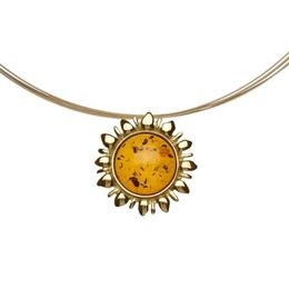 OSTSEE-SCHMUCK Collier »Collier Sonne Collier Sonne« 42cm Modernes und elegantes Collier
