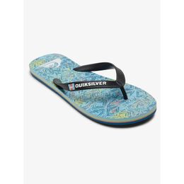 Quiksilver Sandale »Molokai Art Gregg Kaplan« Blue 2 7(40) 7(40) Gurt: Flexibles 3-Punkt-Gurtband aus...