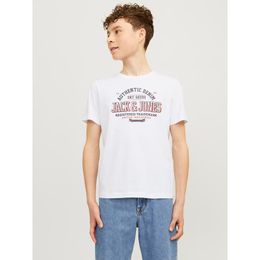 Jack & Jones JACK & JONES JUNIOR Rundhalsshirt &raquo;JJELOGO TEE SS O-NECK 2 COL S NOOS JNR&laquo; White 164 164 T-Shirt von Jack & Jones Junior