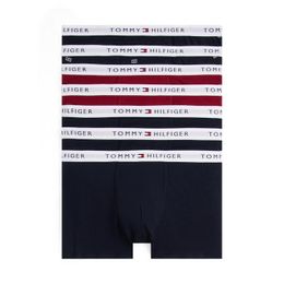 Tommy Hilfiger Underwear Trunk »7PK TRUNK PRINT« Packung, 7er, 7 Stk. tlg., mit Logo-Stretchbund Des Sky/ Rouge/ Des Sky Flag Aop 152/158 152/158...