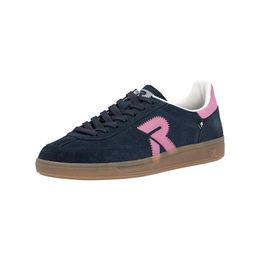 Rieker Sneaker »Sneaker Glattleder« Blau/Pink 41 41 Verschluss: Schnürung