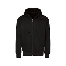 TRIGEMA Sweatjacke »Sweatjacke mit Kapuze« 1 Stk. tlg. schwarz M M Sweat-Qualität, innen angeraut