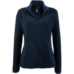 DEPROC Active Fleecejacke »DECORAH II WOMEN« weiche Fleecejacke in traditioneller Optik navy 50 (XL) 50 (XL) Leichte Basic-Fleecejacke mit Stehkragen