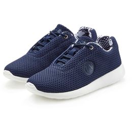 active by Lascana LASCANA ACTIVE Sneaker mit Wohlfühlinnensohle, Schnürhalbschuh, Freizeitschuh VEGAN navy 35 35 Textilschuhe, Stoffschuhe - besonders leicht und...