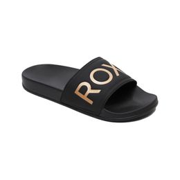 Roxy Sandale »Slippy Ii« Black/M Gold 10 (41) 10 (41) Obermaterial: Nylongefüttertes...
