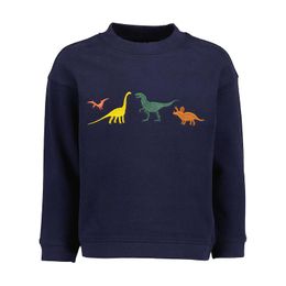 Blue Seven Sweatshirt »Jungen Sweatshirt« 1 Stk. tlg. 590 - NACHTBLAU 128 128 Cooles Dinosaurier Sweatshirt für Jungen