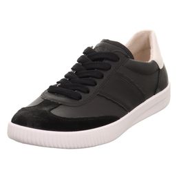 Legero Sneaker »SILENCE«, Retro Sneaker, Schnürschuh mit weichem Wechselfußbett schwarz (schwarz) 42 42 Sneaker mit gepolstertem Schaftrand