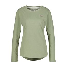 alife and kickin ALIFE & KICKIN Langarmshirt &raquo;Damen LeaAK A&laquo; Figurnah geschnittenes Longsleeve Shirt mit Rundhalsausschnitt dust melange S S LeaAK A das sportlich...