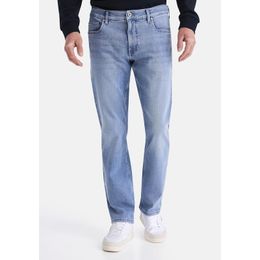 HERO by John Medoox 5-Pocket-Jeans »Denver Regular Straight Stretch« Straight Fit Casual Clean Wash Denim Jeans für Herren lightbluestone 33 -...