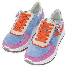 Ara Keilsneaker »NEW YORK«, Pride Sneaker, Schnürschuh in Komfortweite H (= sehr weit) azurblau multi 5,5 (38,5) 5,5 (38,5) Schnürer mit seitlichem...