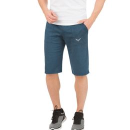 TRIGEMA Jerseyhose »Bermuda aus Single-Jersey« jeans-melange S - US-Größen US-Größen S DELUXE-Single-Jersey