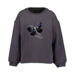 Blue Seven Sweatshirt »Mädchen Sweatshirt« 1 Stk. tlg. 991 - ANTHRAZIT 128 128 Sweatshirt mit Wendepailletten für Mädchen