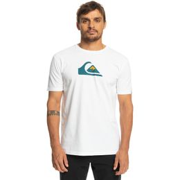 Quiksilver T-Shirt »Comp Logo« White M M Stoff: leichter Baumwoll-Jersey [160 g/m2]