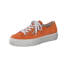 Paul Green Sneaker »Sneaker Veloursleder« Orange 36 36 Verschluss: Schnürung