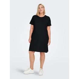 Only CARMAKOMA Minikleid »CARMAY LIFE S/S POCKET DRESS JRS« Eingrifftaschen Sommerkleid Black M - N-Gr N-Gr M Kurzes Kleid von Only CARMAKOMA