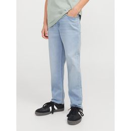 Jack & Jones JACK & JONES JUNIOR Slim-fit-Jeans »JJIGLENN JJORIGINAL GE 118 I.K SN JNR« Blue Denim 134 - N-Gr N-Gr 134 Coole Jeans von Jack & Jones Junior für...