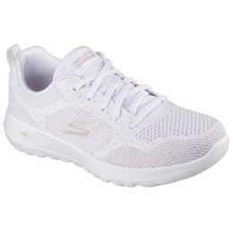 Skechers Sneaker »GO WALK JOY-VIOLET«, Trainingsschuh, Schnürschuh mit Goga Mat Technologie weiß-roségoldfarben 42 42 Modischer Sneaker in veganer...