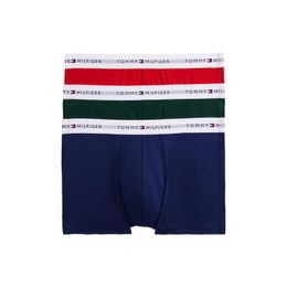 Tommy Hilfiger Underwear Boxer »TRUNK 3 PACK« 3 Stk. tlg., mit Logoschriftzug blue ink/orn green/primary red M (50) M (50) 3er-Pack klassische...