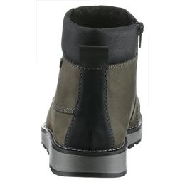 Rieker Winterboots, Stiefelette, Outdoorboots mit wasserabweisender TEX-Membran khaki-schwarz 43 43 Schn&uuml;rboots mit Schaftrandpolsterung