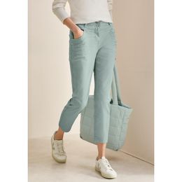 Cecil Damen 3/4-Hose &raquo;Style Scarlett&laquo; 3/4 L&auml;nge im 4-Pocket-Stil gr&uuml;n 25, L&auml;nge 26