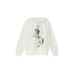 s.Oliver JUNIOR Kapuzensweatshirt, mit kuschliger Innenseite OFF WHITE 116/122 116/122 Sweatshirt von s.Oliver Kids Girls