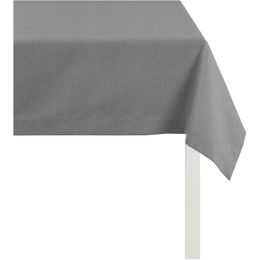 Apelt Tischdecke »ALASKA, LOFT STYLE, Rips Uni« dunkelgrau Obermaterial: 70% Polyester, 30% Baumwolle B/L: 130 cm x 170 cm