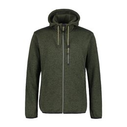 Icepeak Funktionsjacke »H FLEECEJACKE MANAWA« 1 Stk. tlg. mit Kapuze DARK OLIVE XXL XXL Funktionsjacke für Erwachsene mit sportlichem Stil