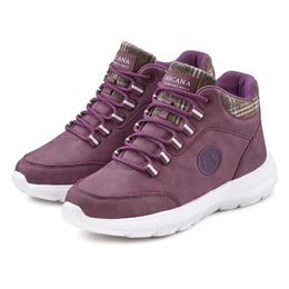 Lascana Sneaker mit leichter Sohle, Outdoorschuhe, Freizeitschuhe, Trekking Boots, VEGAN violett 38 38 Besonders leicht und bequem