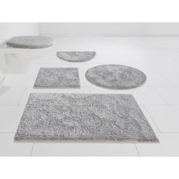 my home Badematte &raquo;Jos, Badvorleger, Badezimmer Teppich&laquo; H&ouml;he 22 mm rutschhemmend beschichtet fu&szlig;bodenheizungsgeeignet schnell trocknend Badematten in