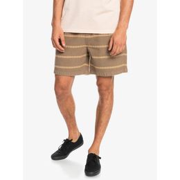 Quiksilver Shorts »Taxer Jacquard« Fallen Rock Jacq Horizontal L L Stoff: BaumwollStoff [205 g/m2]