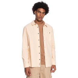 Quiksilver Langarmhemd »Bolam« Almond Cream XXL - US-Größen US-Größen XXL Stoff: Baumwollstoff