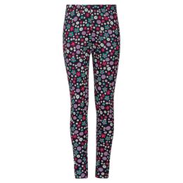 TRIGEMA Leggings »Farbenfrohe Blumen Leggings« navy 80 - Normalgrößen Normalgrößen 80 Elastischer Feinripp