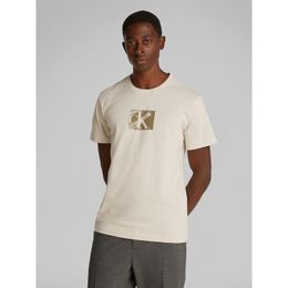 Calvin Klein Jeans Rundhalsshirt &raquo;50&laquo; Logodruck Moonbeam M M Shirt von Calvin Klein Jeans Menswear