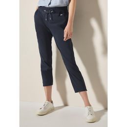 Cecil Stoffhose »Style Tracey« Sommerhose mit Tunnelzug universal blue XXL (46) - Länge 26 Länge 26 XXL (46) Hose von Cecil
