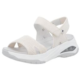 RIEKER SPORT Sandale »Byron Bay«, Sport-Sandale, Sommerschuh, Outdoorsandale mit weichem Fußbett creme 43 43 Sandale mit praktischem Klettverschluss