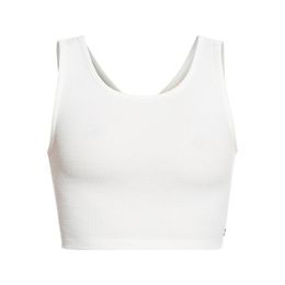 Roxy Crop-Top &raquo;Good Keepsake&laquo; wei&szlig; M M Material: Dickes Polyester-Mischgewebe mit...