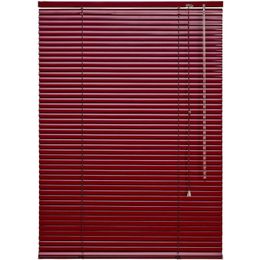 Liedeco Jalousie »Aluminium-Jalousie« mit Bohren freihängend Aluminium bordeaux 160 cm