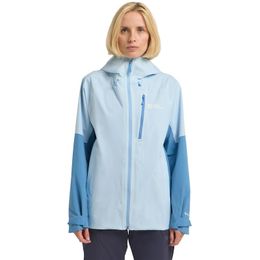 Jack Wolfskin Funktionsjacke »EAGLE PEAK 2L JKT W« mit Kapuze ice-blue XS XS Wetterschutzjacke