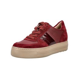 Paul Green Damen Sneaker &raquo; Sneaker Veloursleder&laquo; rot 37,5