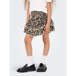 KIDS Only Sommerrock »KOGGLOW LIFE TAPED EDGE SKORT AOP WVN« 1 Stk. tlg. mit tollen Volants mit dezenter Spitzenkante Black 134 134 Minirock von...